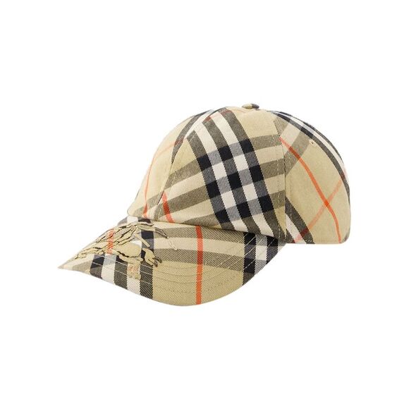 Burberry | Accessories | Bias Check Cap Burberry Synthetic Beige | Poshmark